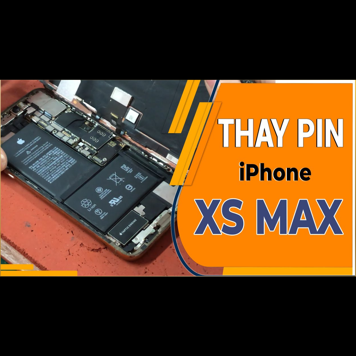 Thay pin iPhone Xs Max giá tốt, khắc phục chai pin, hao pin, nóng máy.