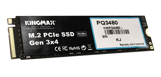 Ổ cứng SSD Kingmax Zeus PQ3480 512GB M.2 PCIe Gen3x4 2280 NVMe