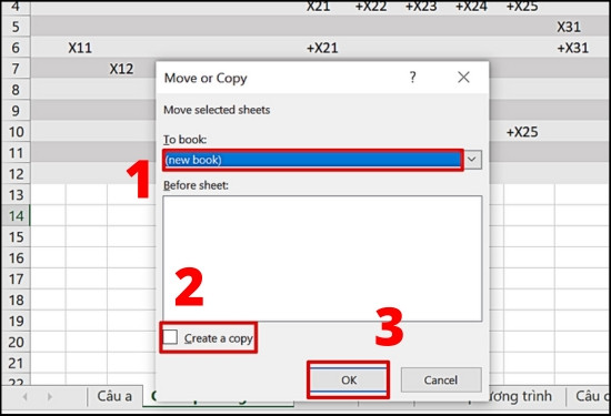 Cách lưu 1 sheet trong Excel thành file riêng đơn giản