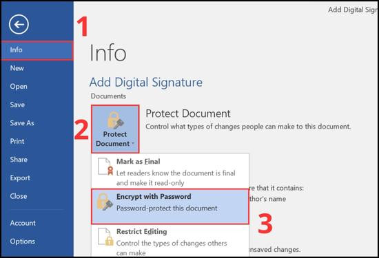 Cách khóa file Word không cho copy, chỉnh sửa đơn giản