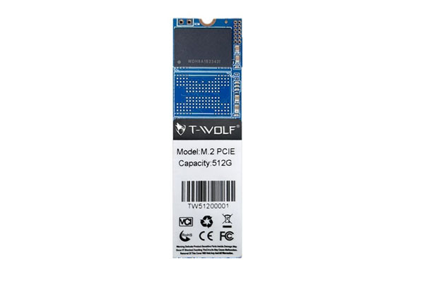 Ổ cứng SSD M.2 PCIe 512G T-Wolf TW-S512N80G4 NVMe Gen4x4 (2280 PCIe GEN ...