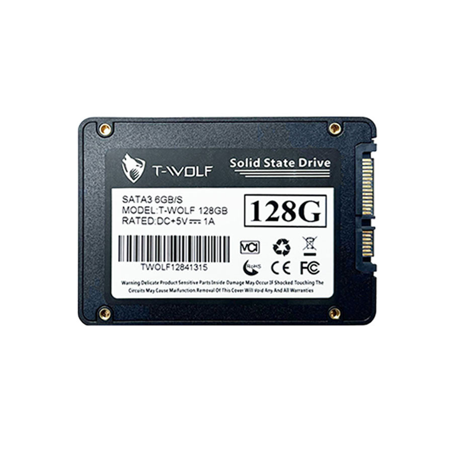 Thay ổ cứng SSD T-Wolf 128GB, Sata3/6Gb/S Read 550Mb/S Write 500Mb/S giá rẻ