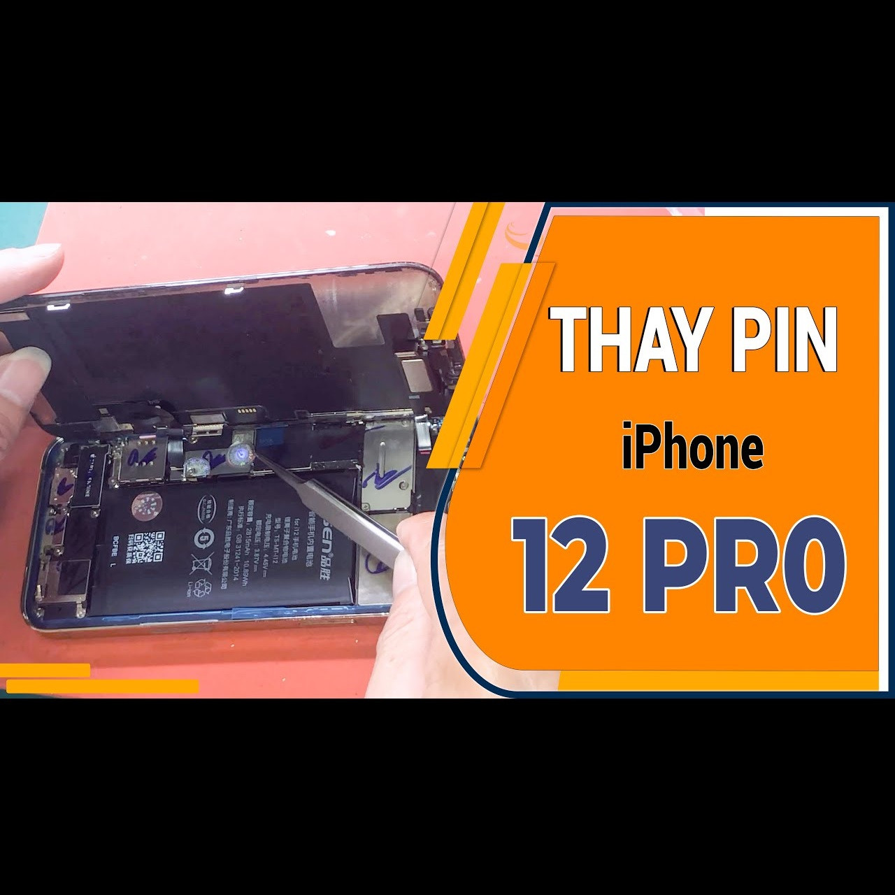 Thay pin iPhone 12 Pro chính hãng từ 750.000đ, không phí phát sinh