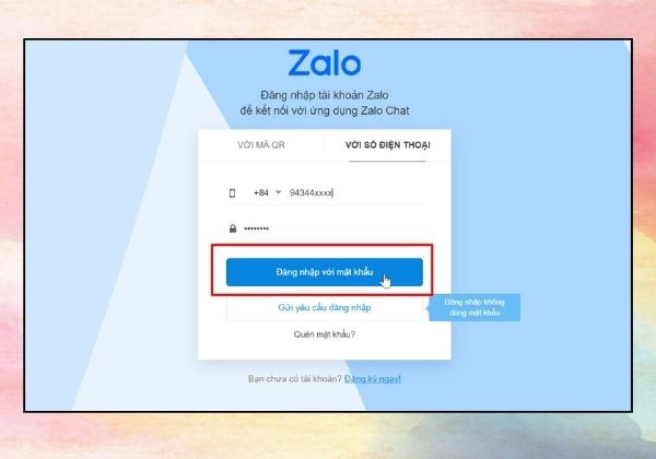 Zalo Web - Đăng nhập trên máy tính Chat.zalo.me không tốn RAM