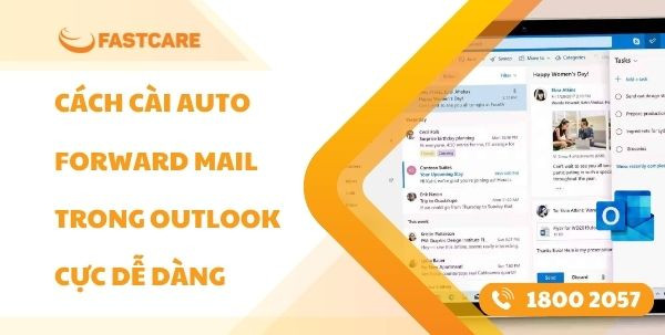 [Hướng Dẫn] - Cách cài Auto Forward Mail trong Outlook