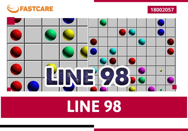 Chơi game Line 98 Online màn hình rộng không cần tải về