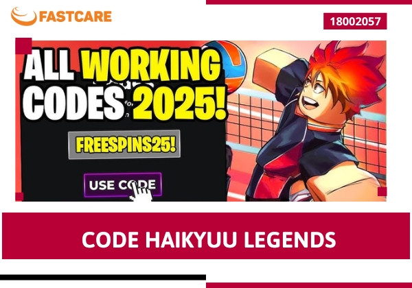 Code Haikyuu Legend mới 12/2025 Free Lucky Spins, Ability Spin